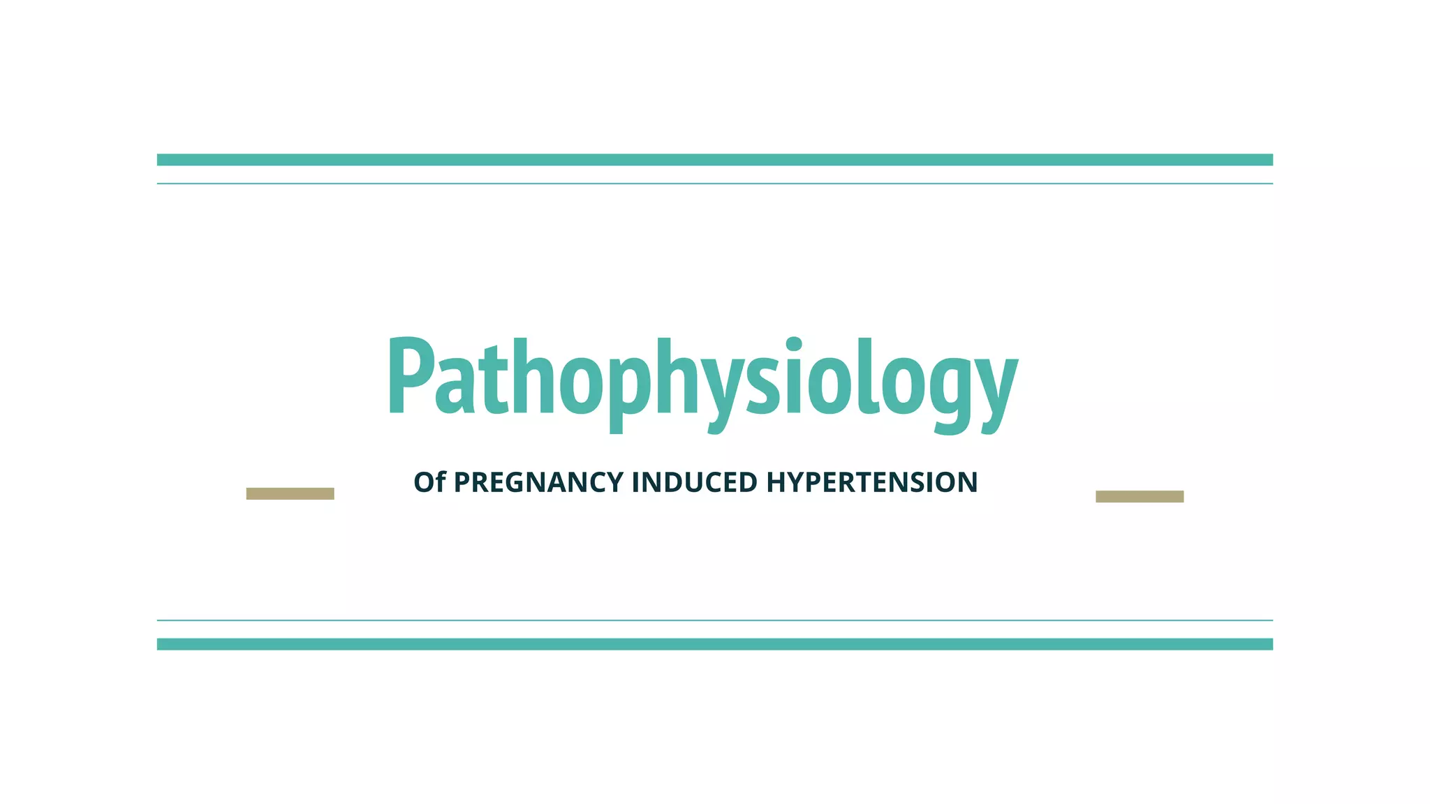 Pathophysiology of pregnancy induced hypertension | PDF