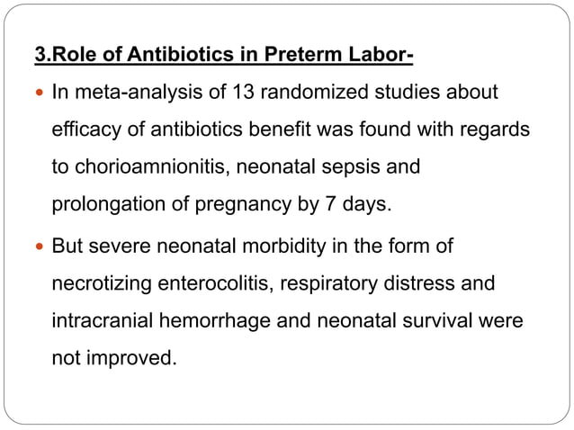 Pathophysiology of preterm labor | PPTX | Pregnancy | Reproductive Health