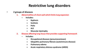 Pathophysiology Of Respiratory Disease | PPT