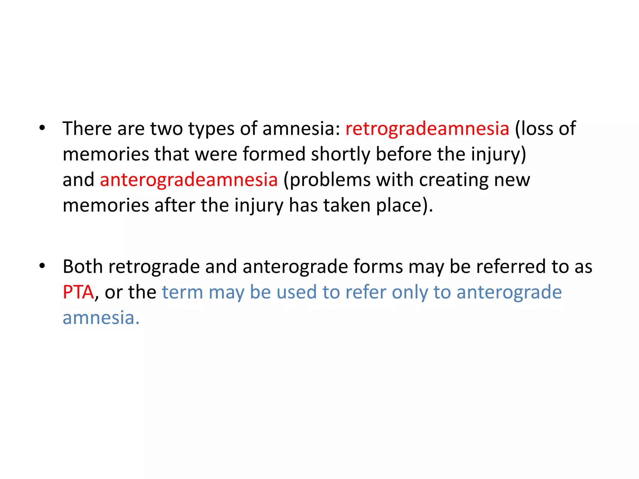 Pathophysiology of retrogradeamnesia | PPT | Free Download