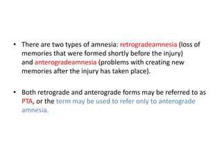 Pathophysiology of retrogradeamnesia | PPT