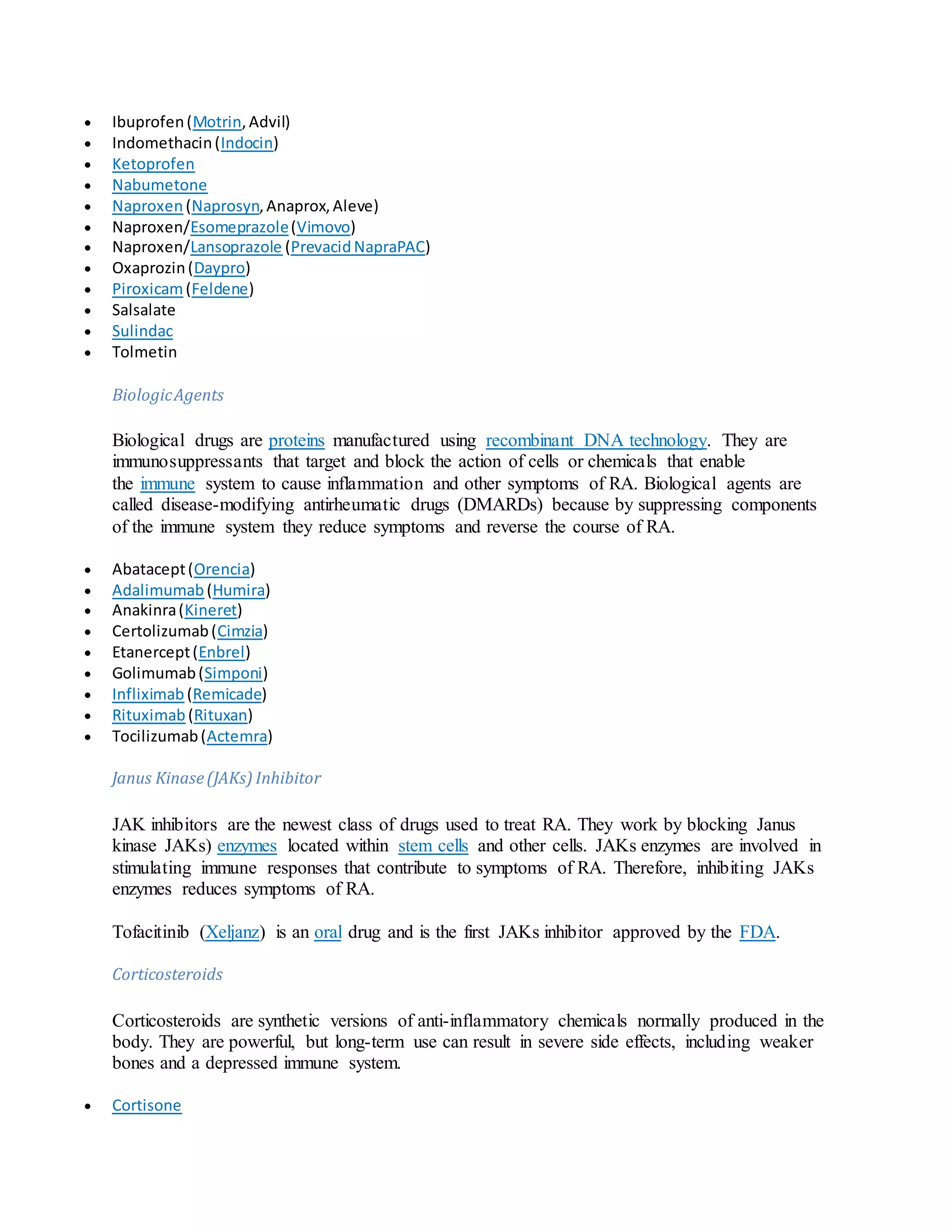 Pathophysiology of rheumatoid arthritis | DOCX