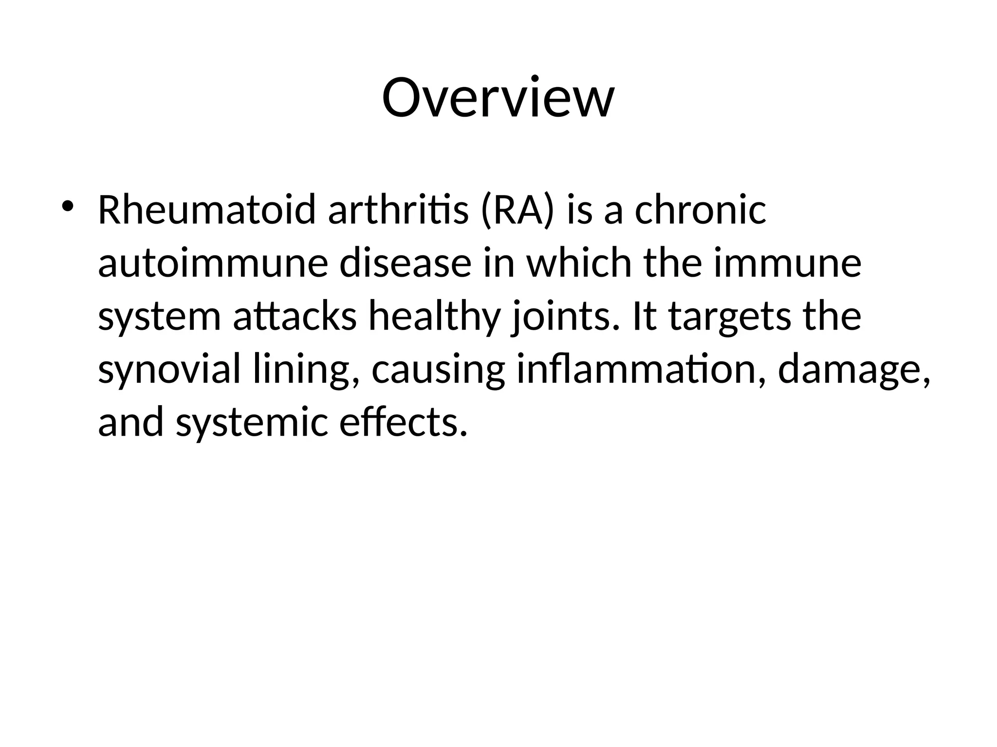 Pathophysiology_of_Rheumatoid_Arthritis and it's management.pptx