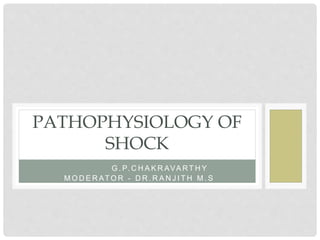 Pathophysiology of shock | PPTX