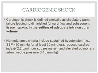 Pathophysiology of shock | PPTX