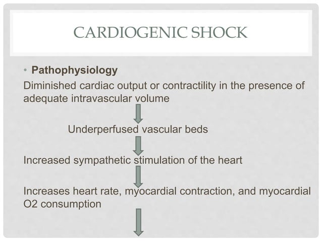 Pathophysiology of shock | PPTX | Heart and Cardiovascular Diseases ...