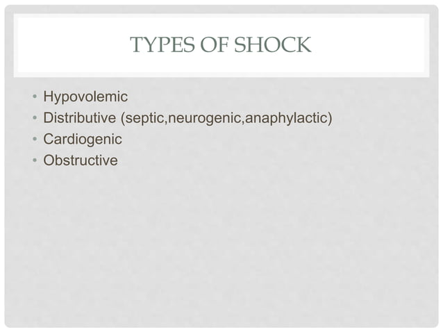 Pathophysiology of shock | PPTX | Heart and Cardiovascular Diseases ...