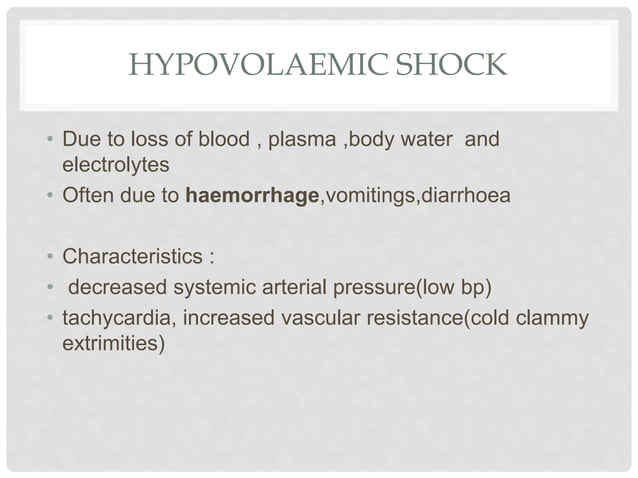 Pathophysiology of shock | PPTX | Heart and Cardiovascular Diseases ...