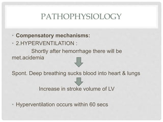 Pathophysiology of shock | PPTX