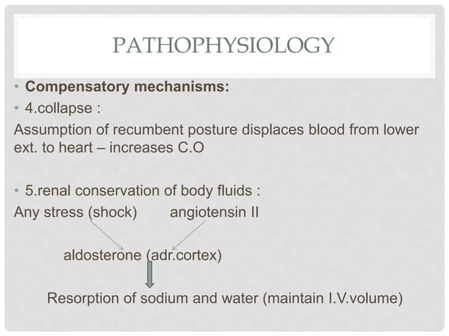 Pathophysiology of shock | PPTX | Heart and Cardiovascular Diseases ...