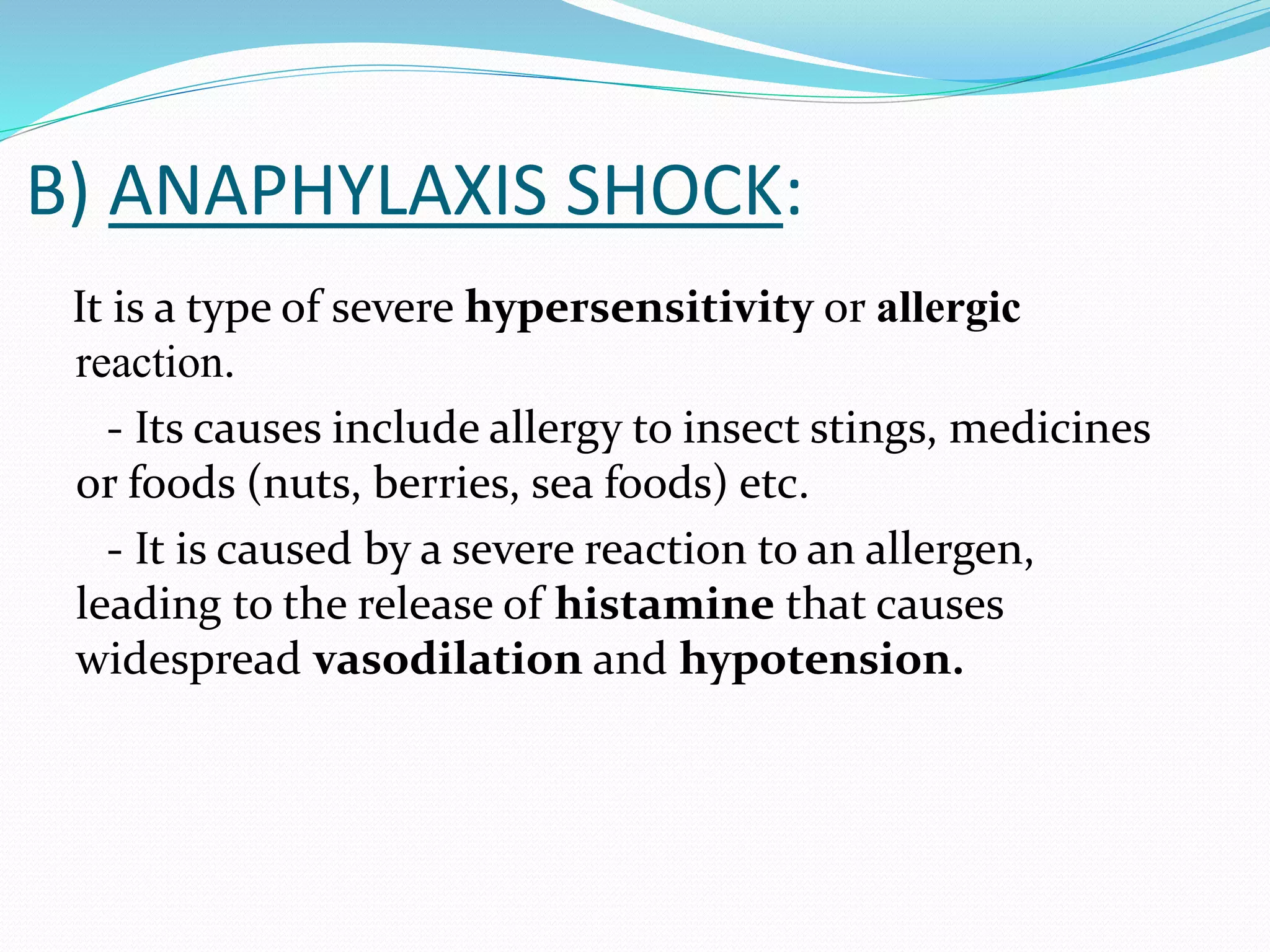Pathophysiology of shock | PPTX