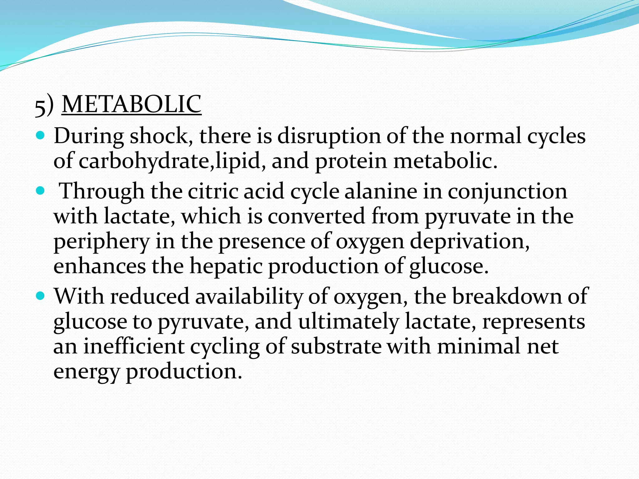 Pathophysiology of shock | PPTX
