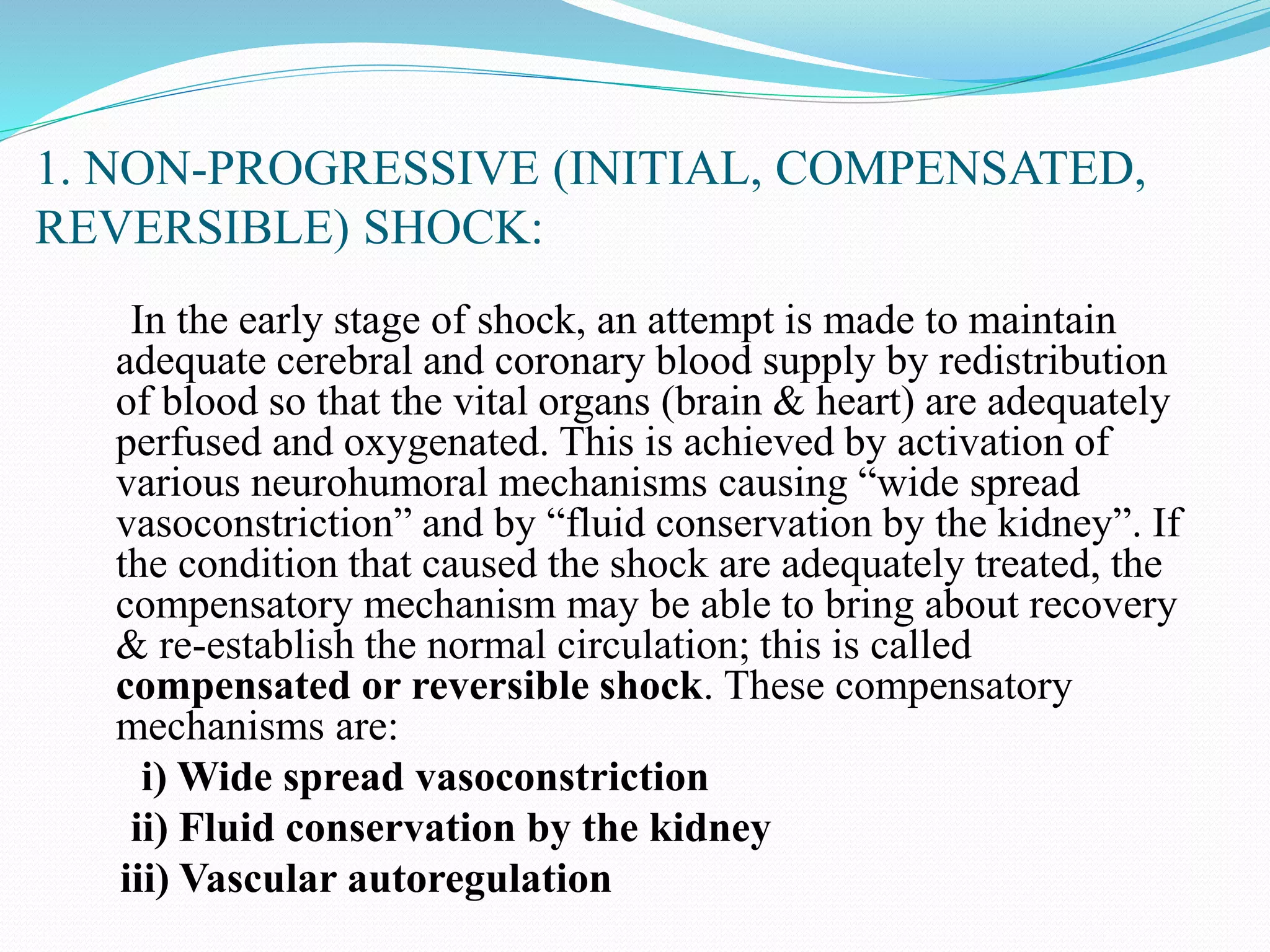 Pathophysiology of shock | PPTX