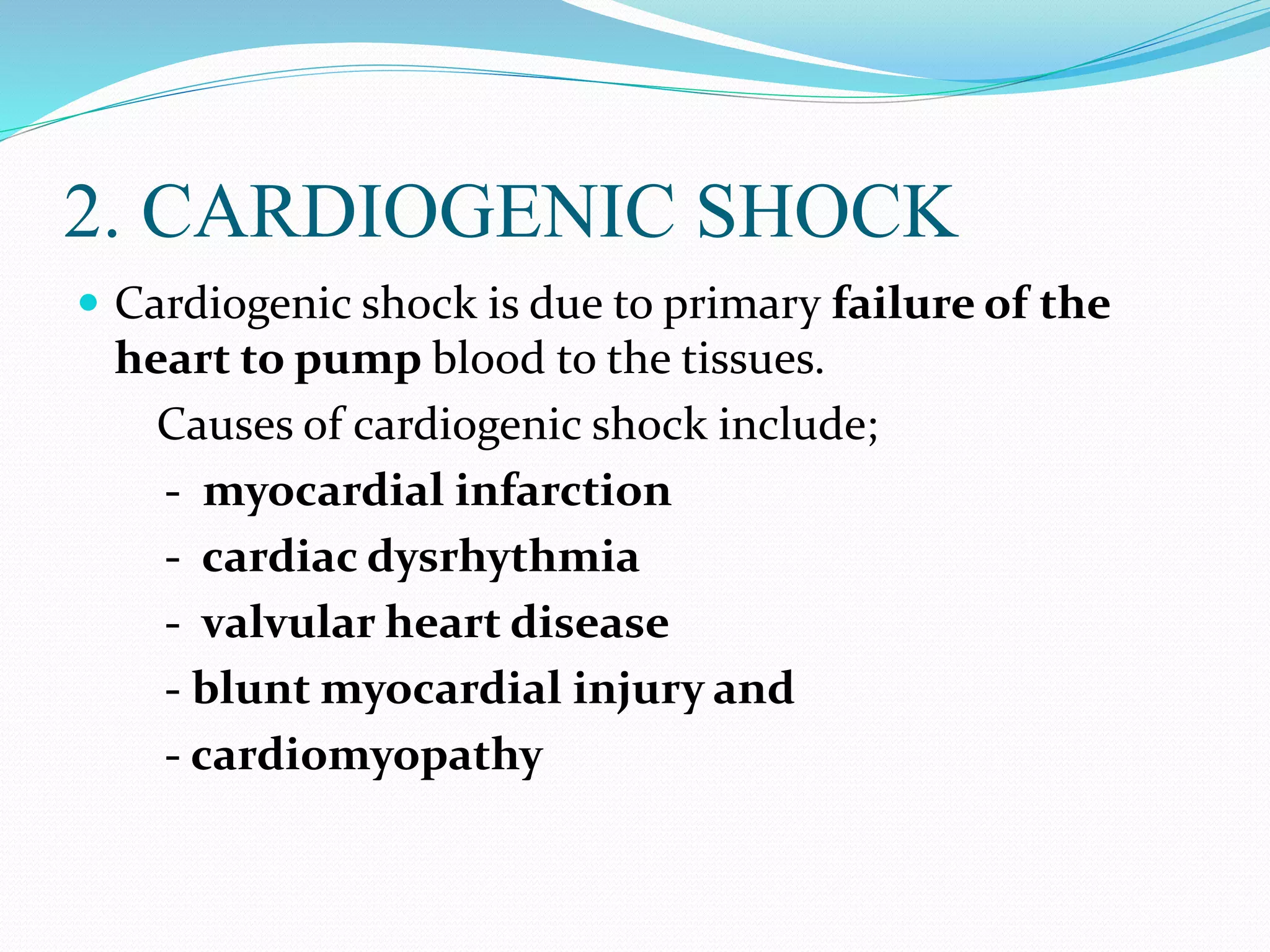 Pathophysiology of shock | PPTX