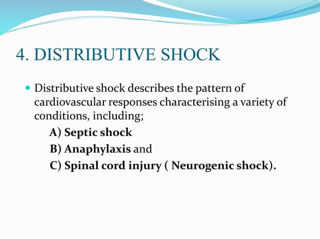 Pathophysiology of shock | PPTX | Lung and Respiratory Health ...