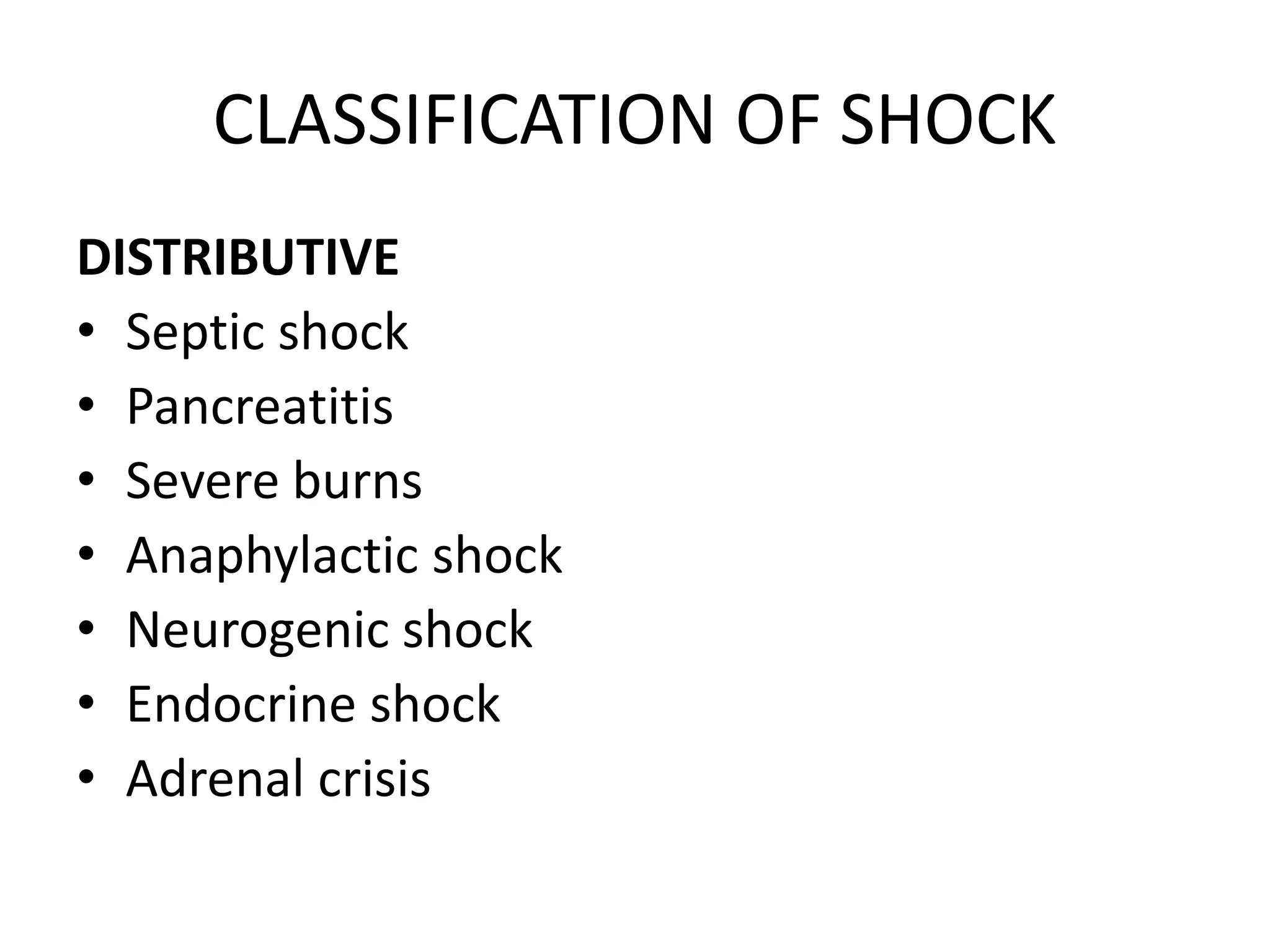 Pathophysiology of shock and its management | PPTX