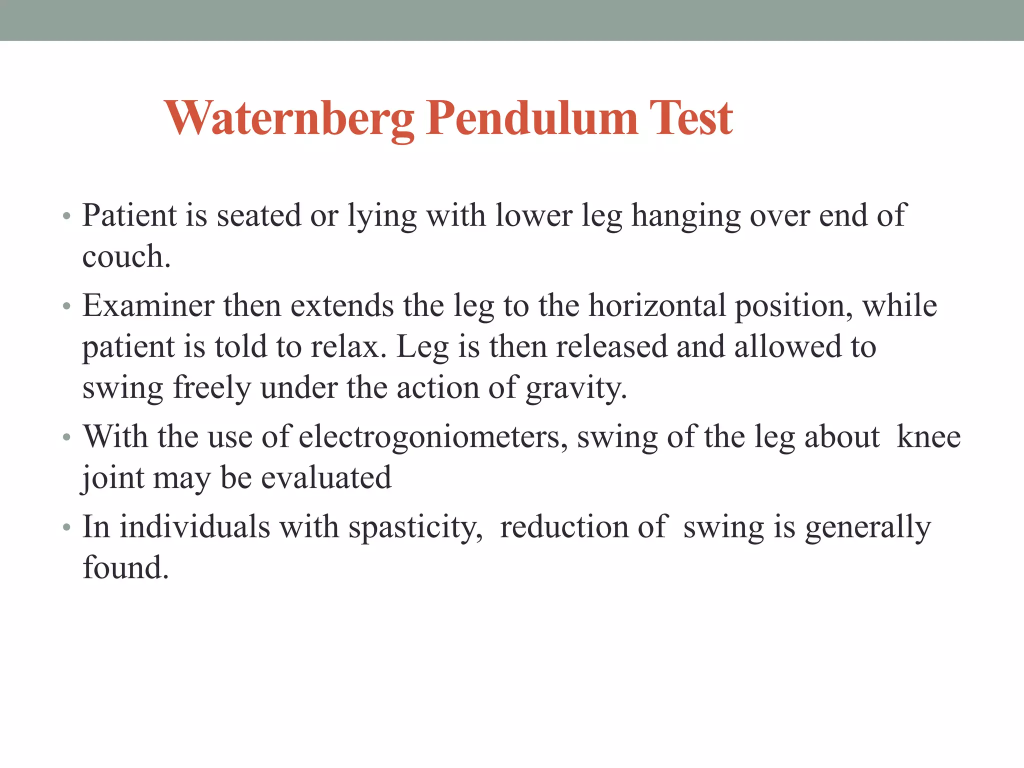 Pathophysiology of spasticity | PPTX