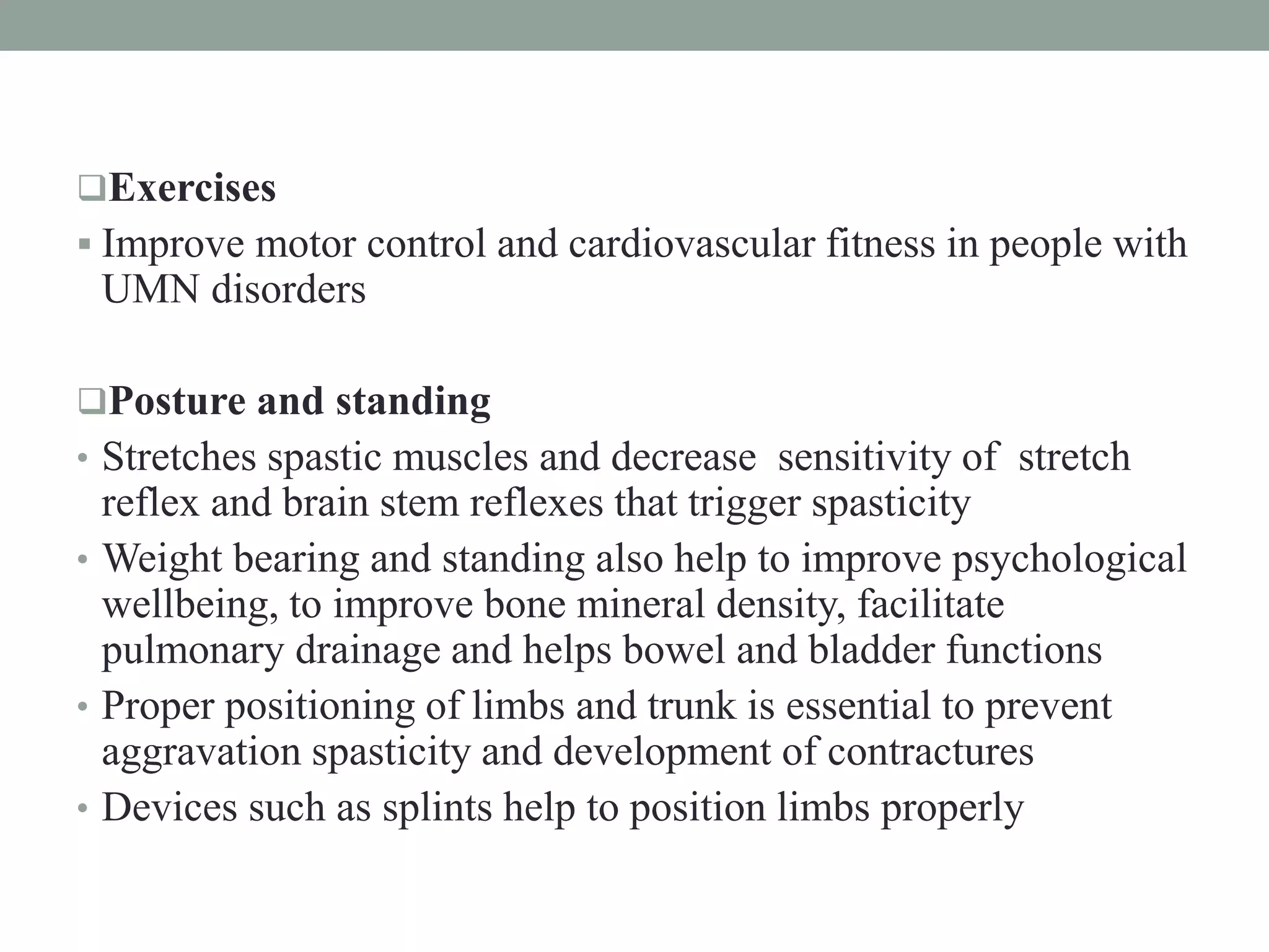 Pathophysiology of spasticity | PPTX