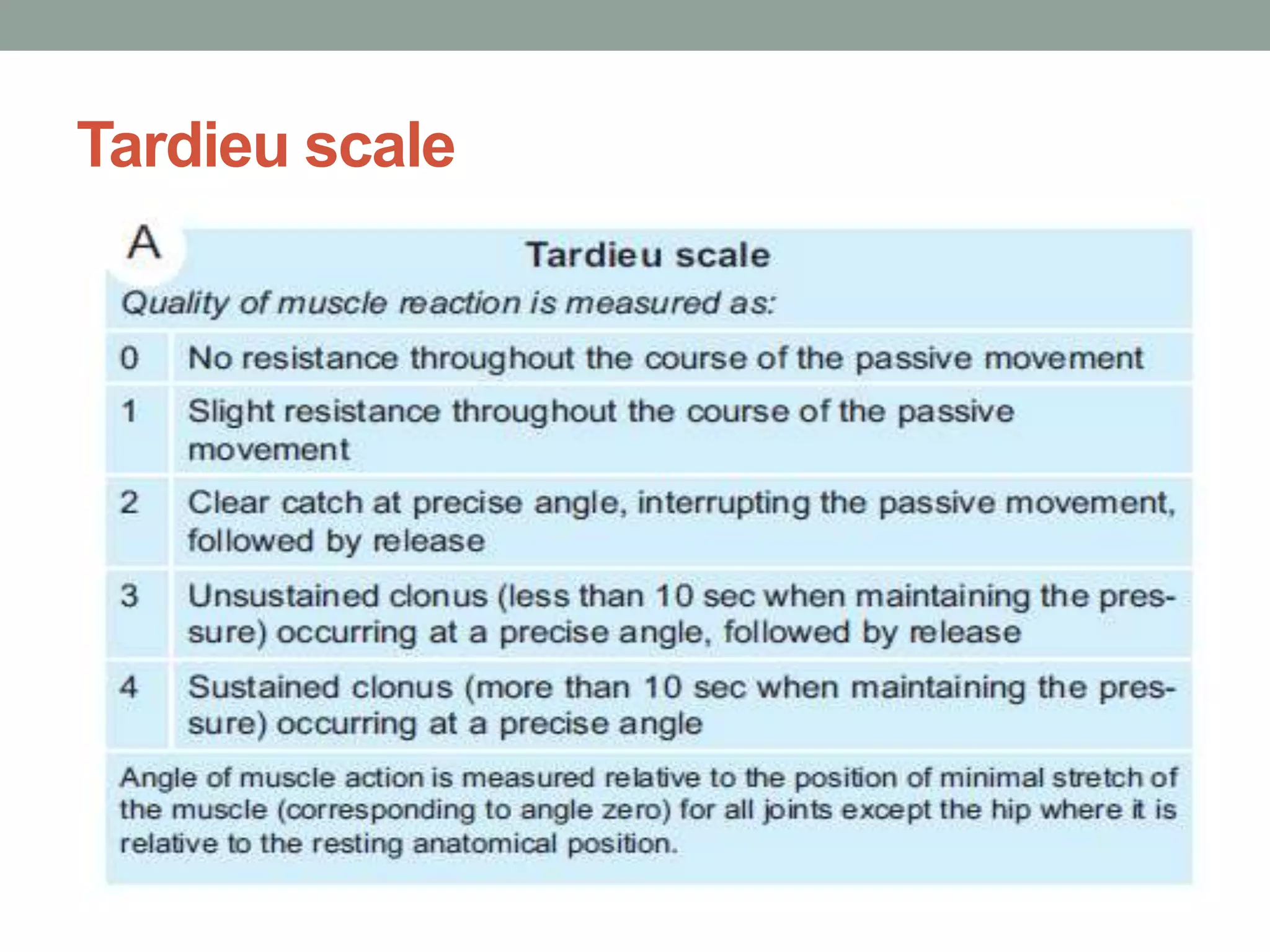 Pathophysiology of spasticity