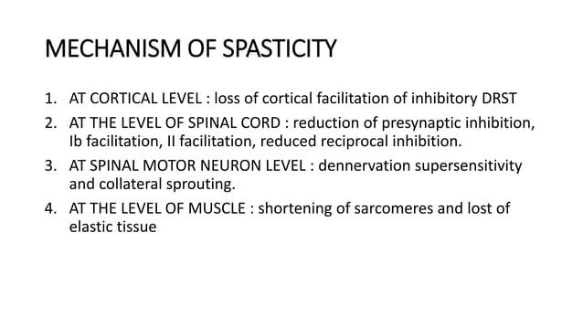 PATHOPHYSIOLOGY OF SPASTICITY.pptx