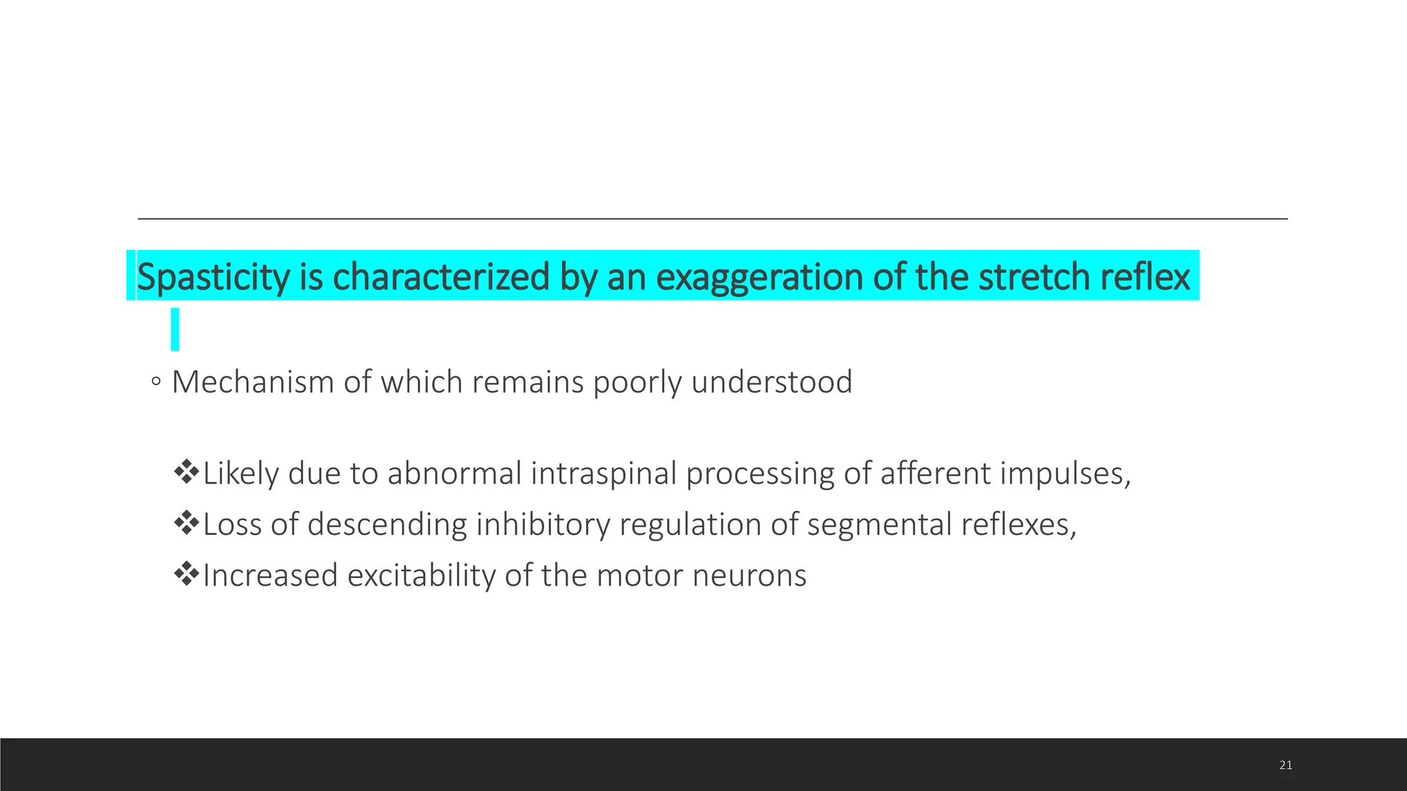 Pathophysiology of Spasticity | PPT