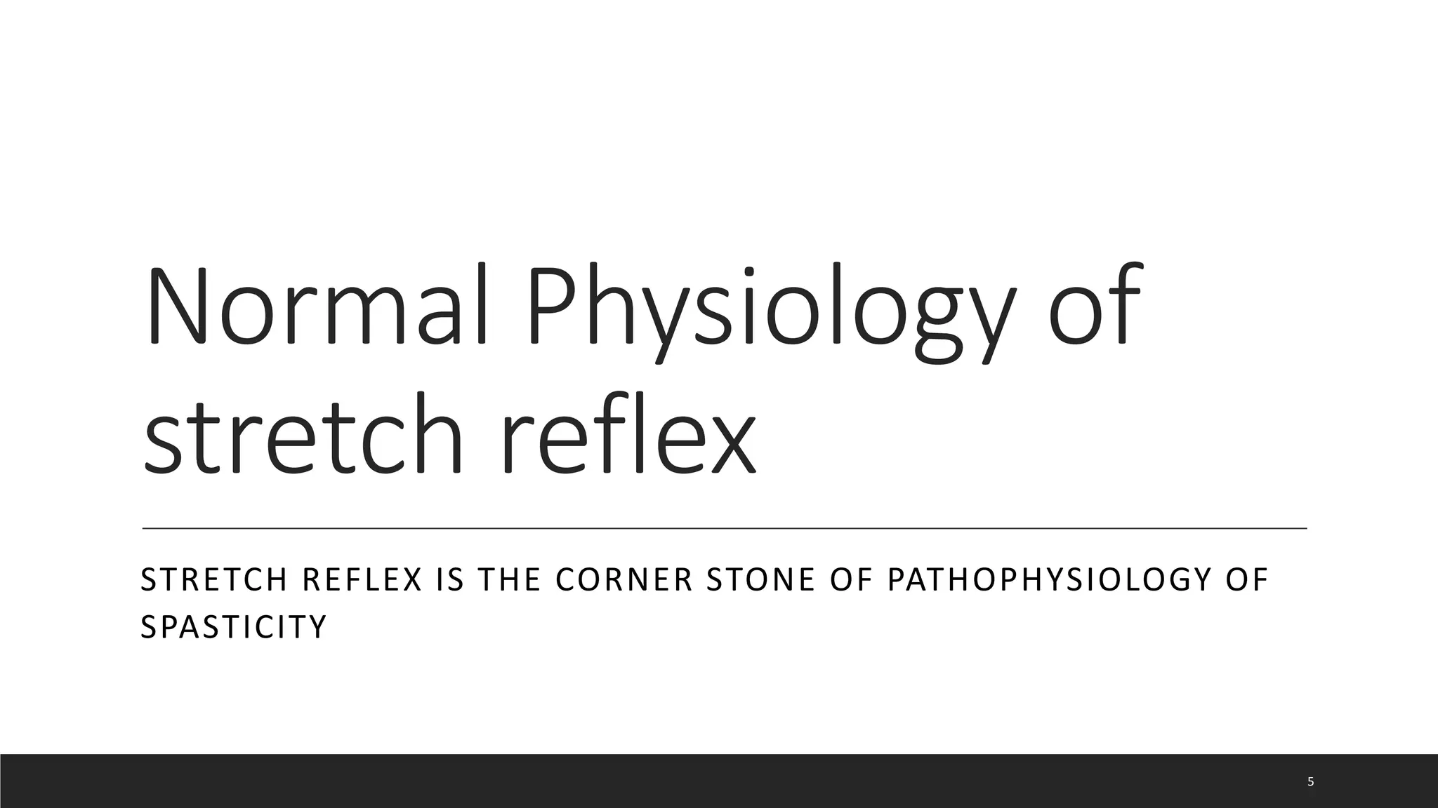 Pathophysiology of Spasticity | PPTX
