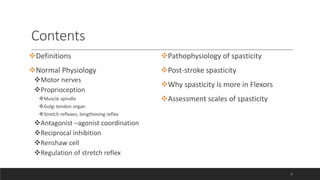Pathophysiology of Spasticity | PPTX
