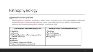 Pathophysiology of Spasticity | PPTX