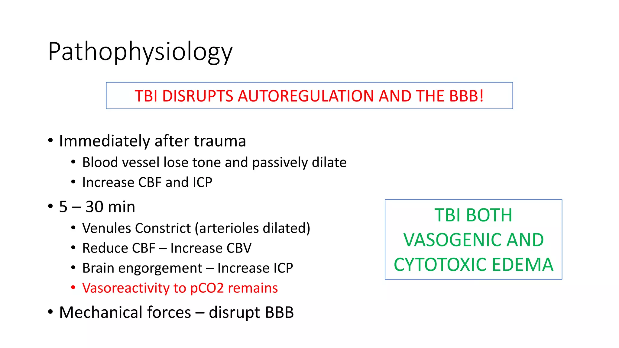 Traumatic Brain Injury (TBI) | PPTX