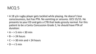 Traumatic Brain Injury (TBI) | PPTX