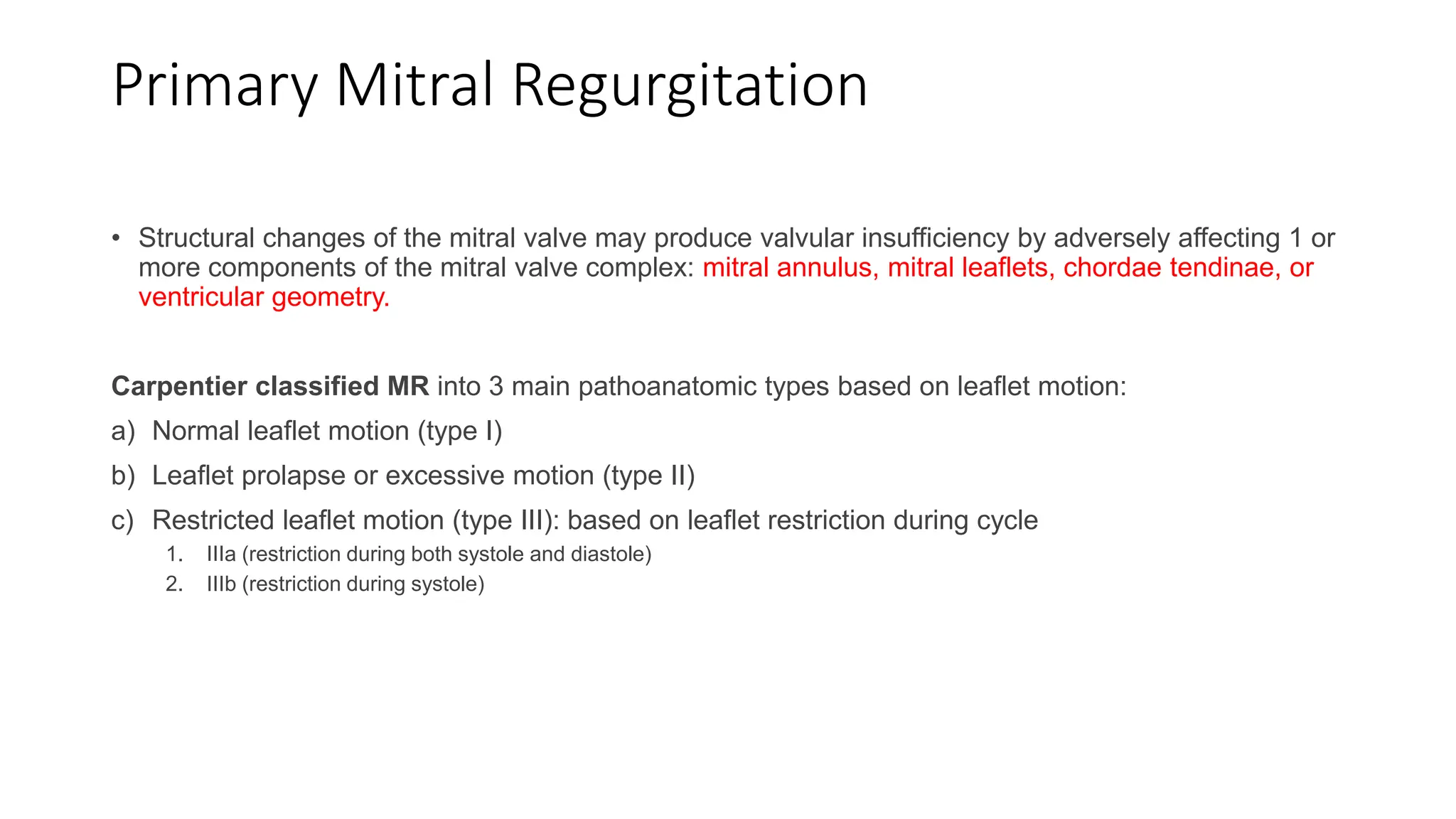 Pathophysiology of the Mitral Valve .pptx