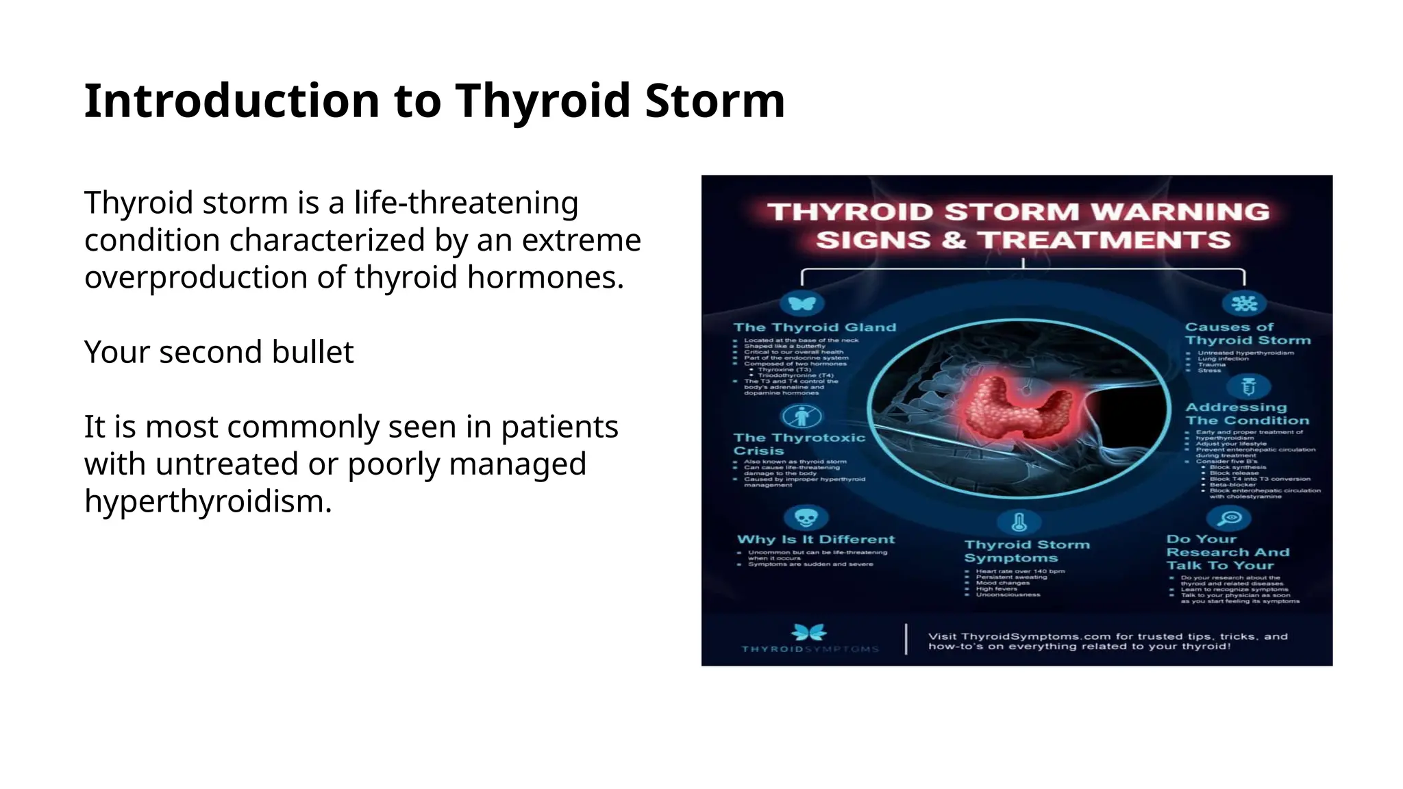 Pathophysiology Of Thyroid Storm And Adrenal Insufficiency With Their ...