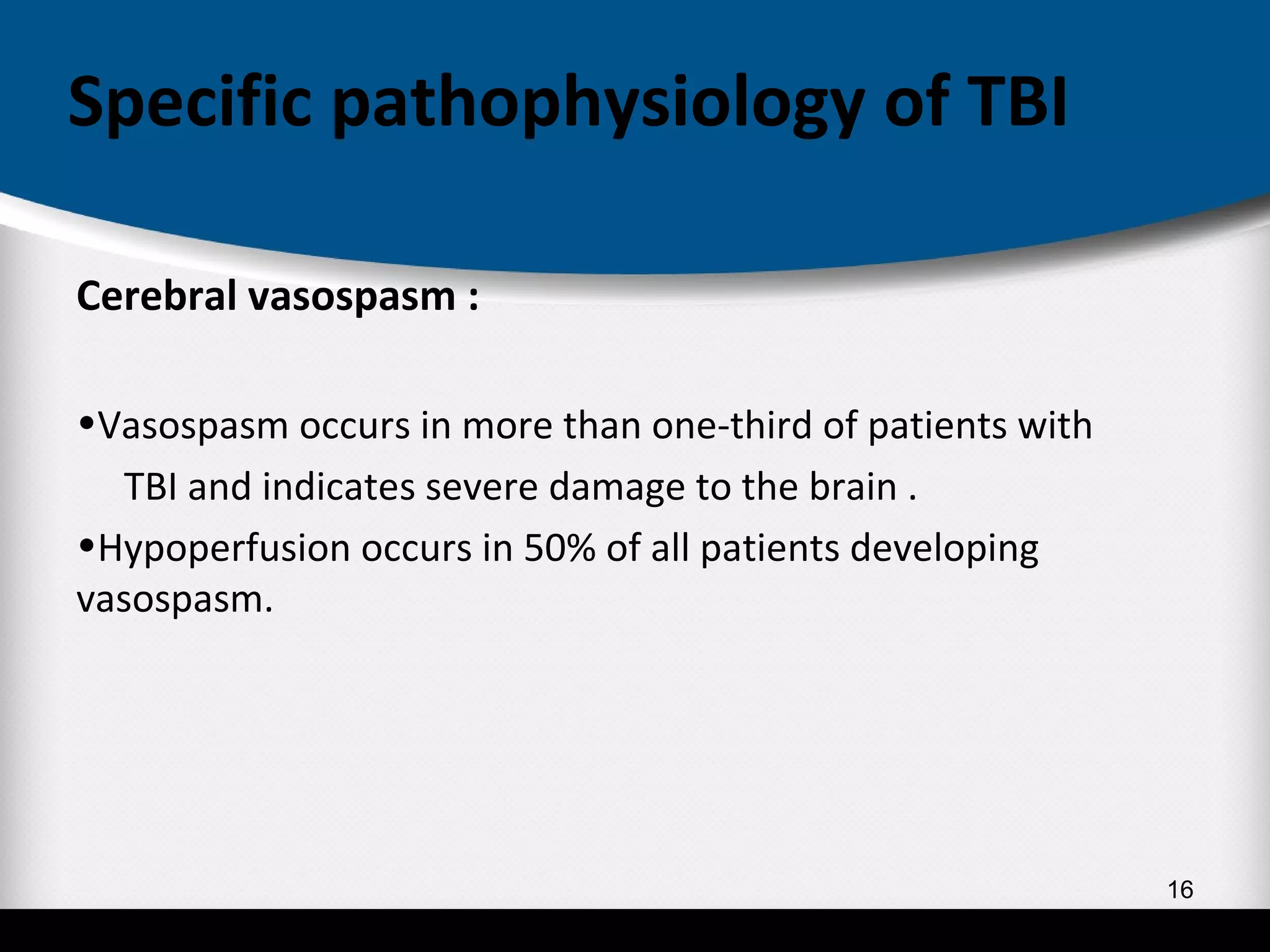 Pathophysiology of traumatic brain injury | PPT