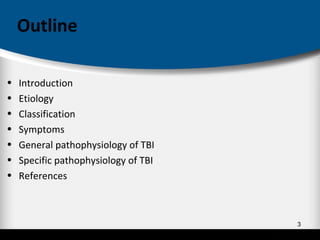 Pathophysiology of traumatic brain injury | PPT