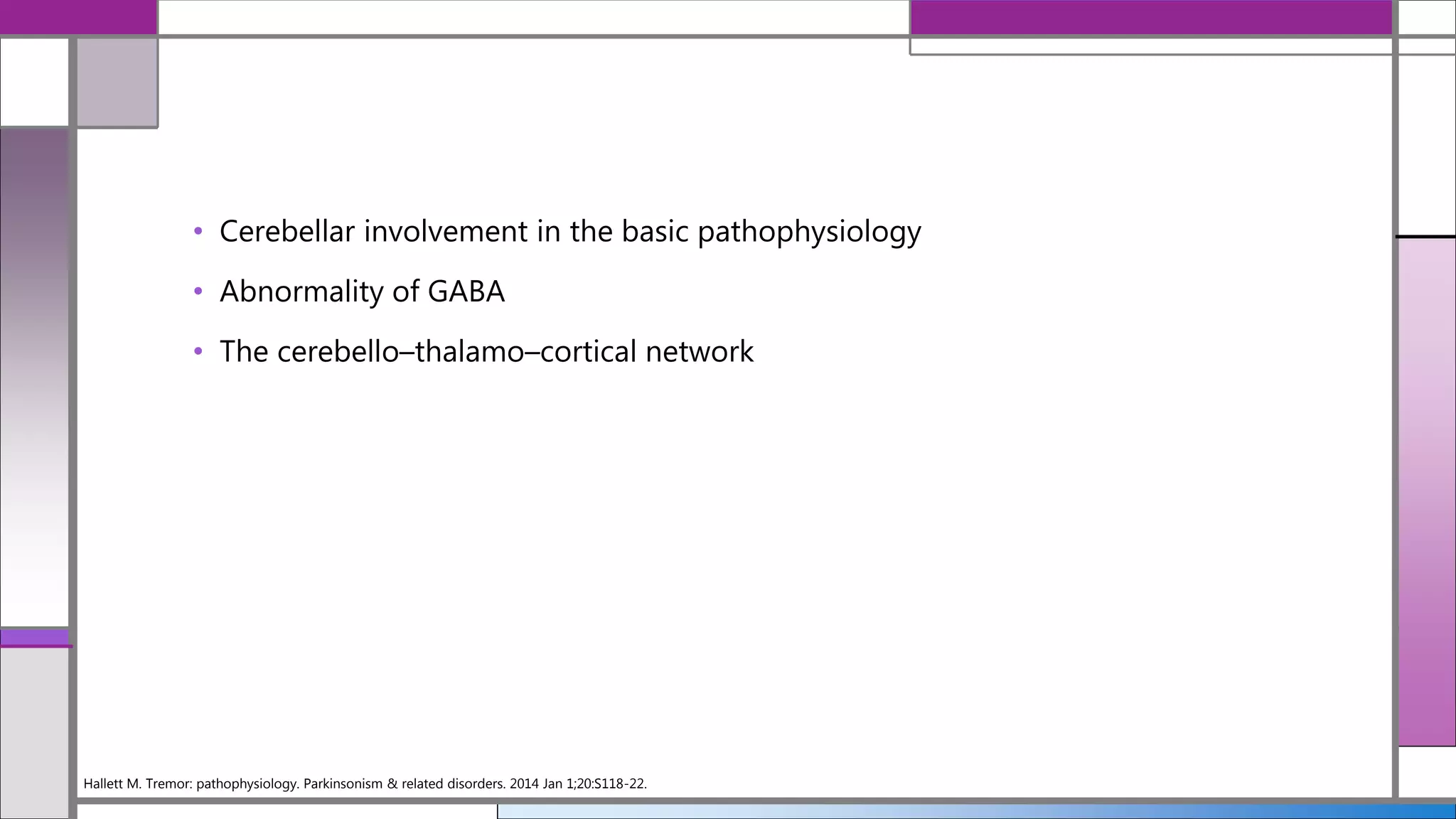 Pathophysiology of Tremor | PPTX