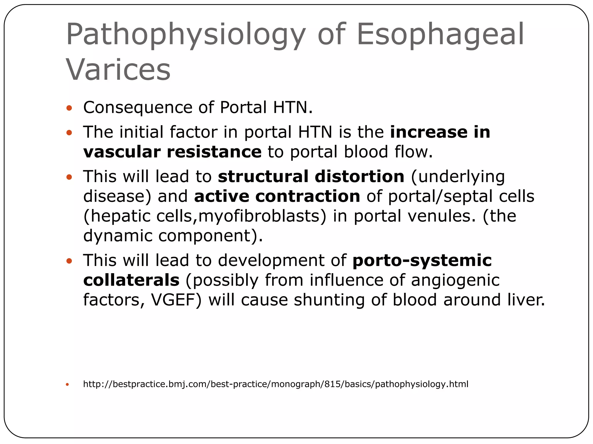 Pathophysiology of Upper GI Bleeding | PPTX