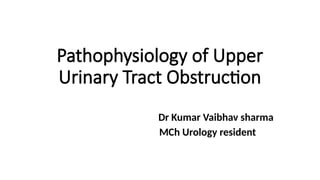 Pathophysiology of upper urinary tract obstruction.pptx