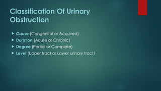Pathophysiology of urinary tract obstruction.pptx