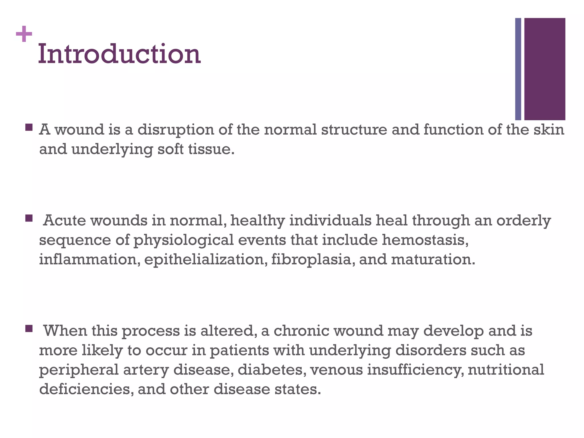 Pathophysiology of wound healing | PPT