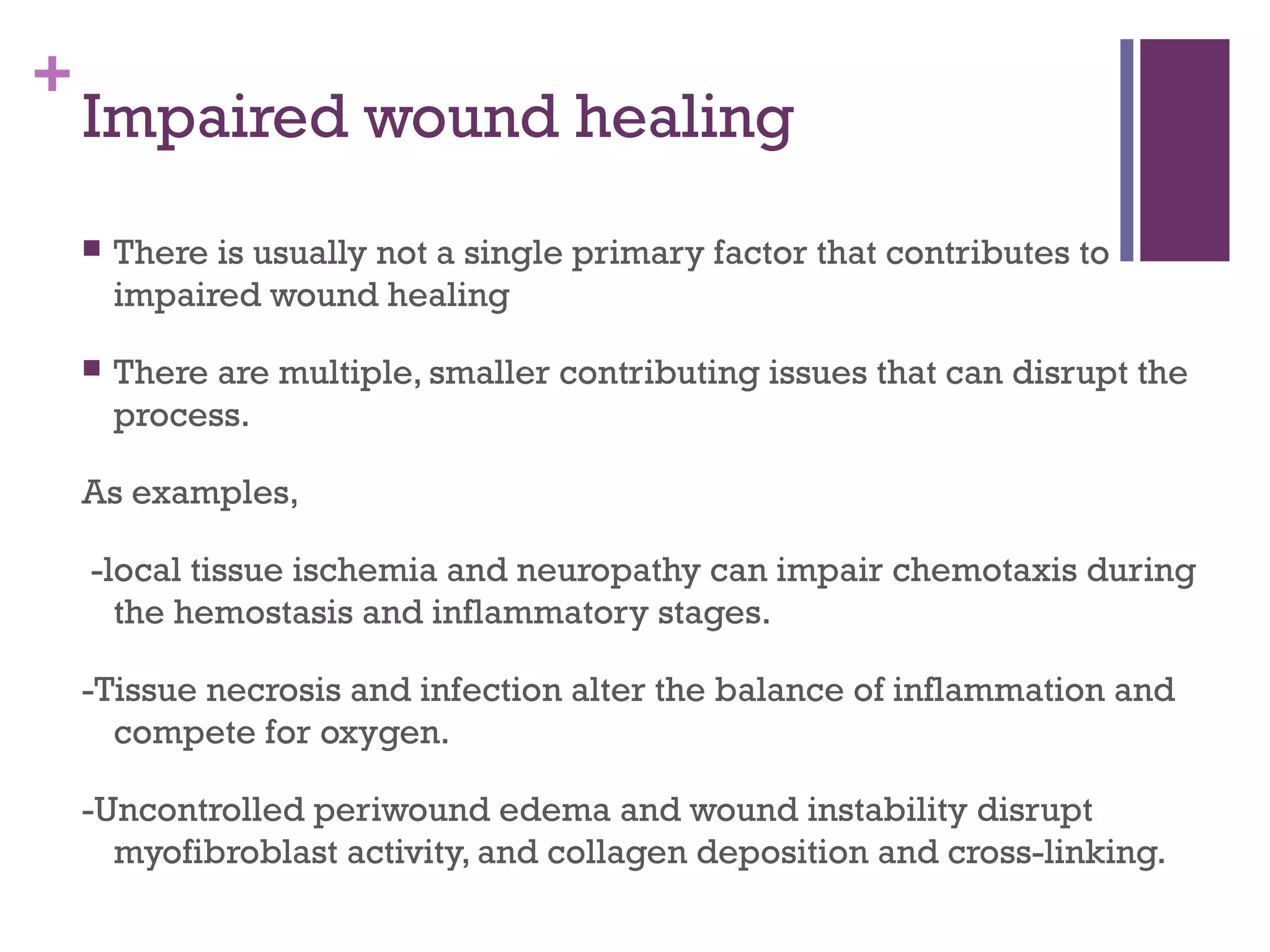 Pathophysiology of wound healing | PPT