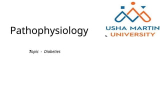 Presentation For B.sc Nursing Students pathophysiology | PPT