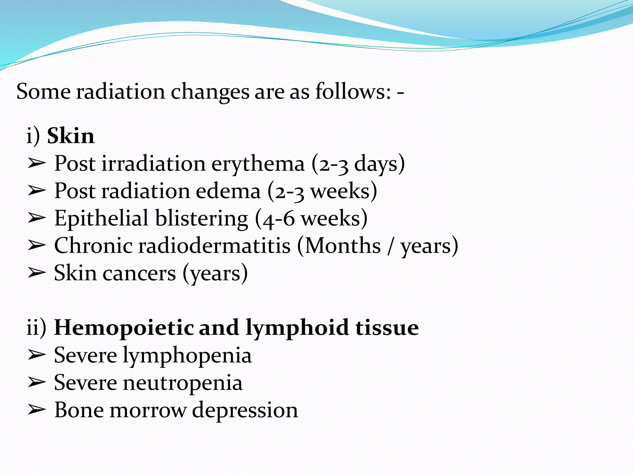 BIOLOGICAL EFFECTS OF RADIATION | PPTX