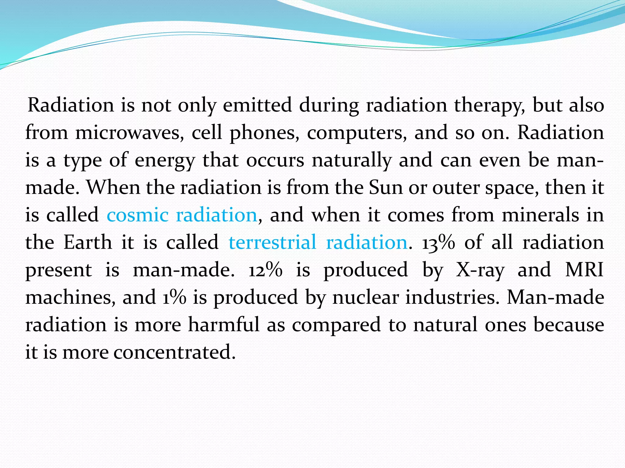 BIOLOGICAL EFFECTS OF RADIATION | PPTX