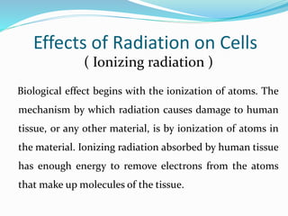 BIOLOGICAL EFFECTS OF RADIATION | PPTX