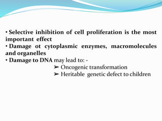 BIOLOGICAL EFFECTS OF RADIATION | PPTX
