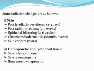 BIOLOGICAL EFFECTS OF RADIATION | PPTX