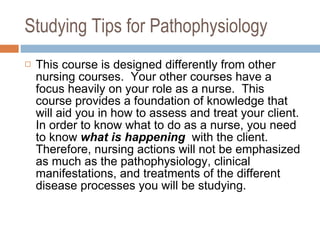 Pathophysiology primer | PPT