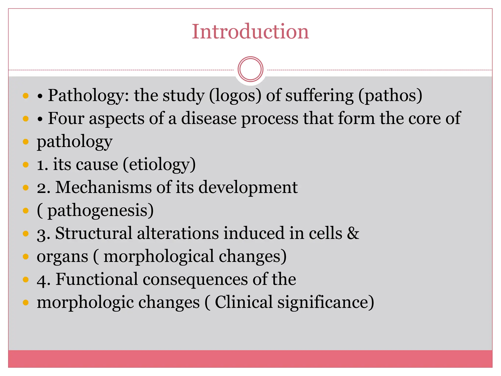 Pathophysiology Unit-I. Power Presentation | PPTX