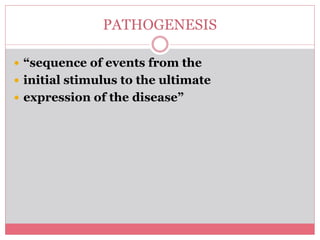 Pathophysiology Unit-I. Power Presentation | PPTX