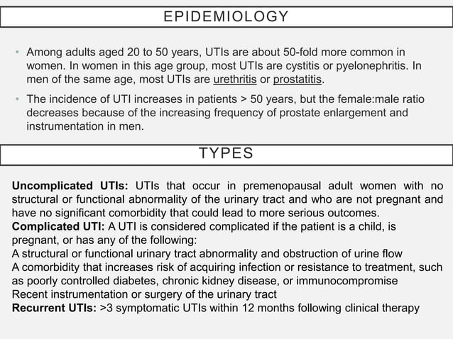 Pathophysiology urinary tract infections | PPTX | Infectious Diseases ...